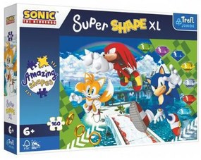 Trefl Puzzle Šťastný Sonic 160 XL Super Shape 60x40cm