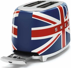 Toustovač Smeg 50´s Retro Style TSF01, 2x2, Union Jack, TSF01UJEU