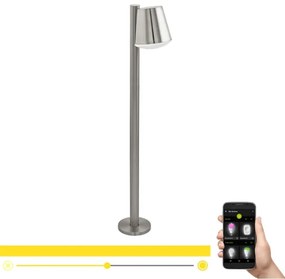 Eglo 97485 - LED Stmívatelná lampa CALDIERO-C 1xE27/9W/230V matný chrom IP44