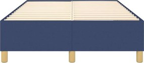 Rám postele s boxspringem modrá 120x200 cm textil 3120951