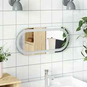 Koupelnové LED zrcadlo 60 x 25 cm oválné - Default Title