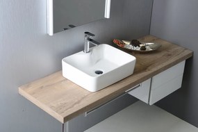 Sapho Balena BH7013 keramické umyvadlo 48 x 13,5 x 37 cm na desku