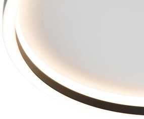 Designové stropní svítidlo černé včetně LED - Daniela