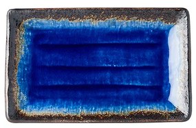 Made in Japan (MIJ) Cobalt Blue Obdélníkový Talíř 21,5 x 13,5 cm