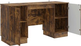 Stůl Kouřový dub 142,5 x 50 x 75 cm Kompozitní dřevo 3414626