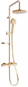 Mexen KX33 sprchový set s termostatickou baterií Kai, růžovo-zlatá, 771504091-60