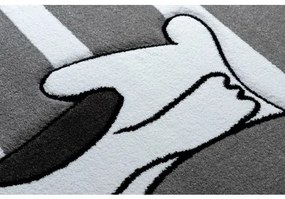koberec PETIT ŠTĚNĚ, šedý velikost 140x190 cm | krásné koberce cz