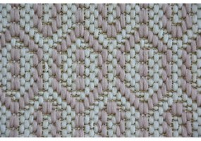 Kusový koberec Oka krémově růžový 80x150cm