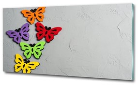 Wallmuralia Foto obraz sklo tvrzené Barevní motýli 100x50