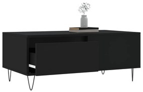 Konferenční stolek černý 90x50x36,5 cm kompozitní dřevo