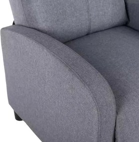 LuxuryForm DESIGN Televizní křeslo RUFO s polohováním - šedé