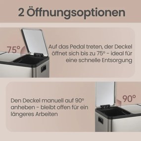 Odpadkový koš na tříděný odpad LTB145EZ01