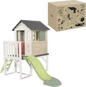 Smoby Domeček Life na pilířích se skluzavkou / od 2 let