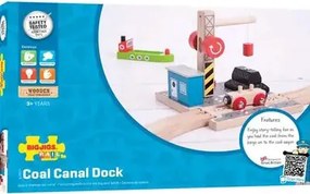 Bigjigs Rail Uhelný dok s jeřábem / od 3 let
