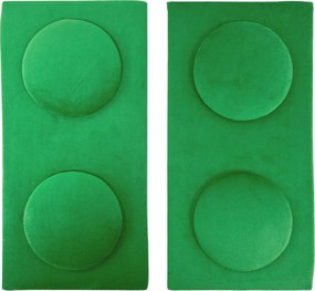 Sinsay - Čalouněné nástěnné panely ve tvaru bloku 2 pack - zelená