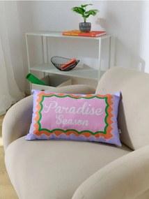 Sinsay - Dekorativní polštář s nápisem „Paradise Season” - růžová