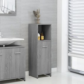 vidaXL Koupelnová skříňka 30 x 30 x 95 cm dřevotříska [802596] Barva: šedá sonoma