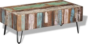 Konferenční stolek masivní recyklované dřevo 100 x 50 x 38 cm 243455