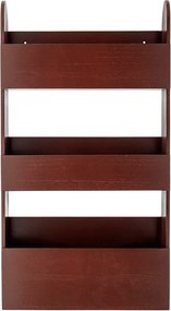 Červená dětská knihovna z masivu pavlovnie 38x70x12 cm Moris – Bloomingville Mini