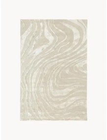 Ručně všívaný koberec's krátkým vlasem a strukturovaným povrchem Winola