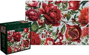 INTERDRUK Puzzle Flowers: Červené květy / 500 dílků