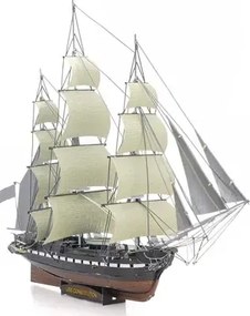 Metal Earth 3D puzzle Premium Series: Loď USS Constitution / 135 dílků