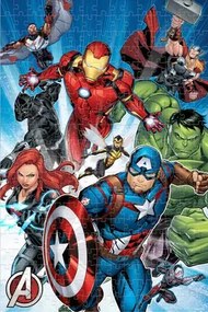 PRIME 3D Puzzle Avengers / 3D efekt / 300 dílků / 31 x 46 cm