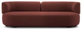 K-Wait sofa  Bouclé cihlově červená Kartell