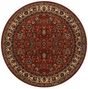 Koberec KASHQAI 4362 200 ornament, bordó / béžový kruh