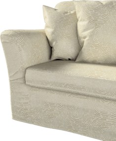 Potah na pohovku IKEA  Tomelilla rozkládací barva béžová látka lesklé, pletený vzor, vzorované