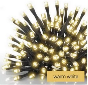 Propojovací vánoční řetěz bez zdroje EMOS Connecting D1CW01 ZY1441 100LED krápníky 2,5x0,9m teplá bílá