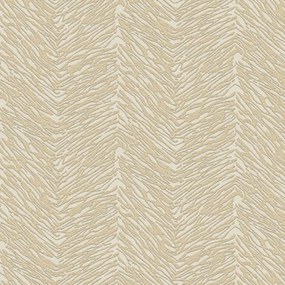Béžovo-zlatá vliesová tapeta na zeď 07705 Makalle II | Lepidlo zdrama