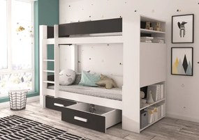 Patrová dvoulůžková postel GARET 200x90
