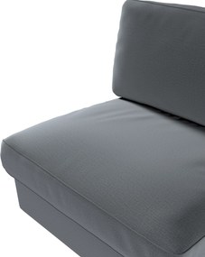 Potah na neskládací křeslo IKEA Kivik barva šedá látka sametová
