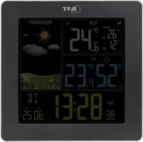 TFA 35.1174.01 SUN 2 černá / Domácí meteostanice / Vnitřní a venkovní