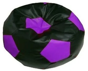 Sedací vak malá černo fialová fotbalový míč