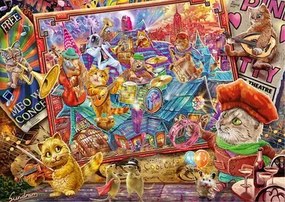 SCHMIDT Puzzle Kočičí mánie / 1000 dílků
