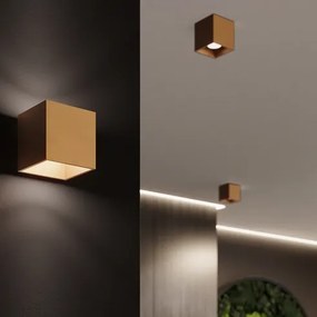 Stropní svítidlo SOLLUX QUAD 1 zlaté GU10 1x10W bez žárovky SL.1182