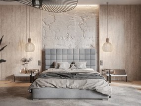 Čalouněná postel s vysokým čelem 160x200 cm Nora Barva: Růžová - Jasmine 61