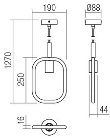 Smarter Závěsné svítidlo Aeris, š.19cm