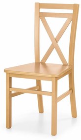 Dřevěná jídelní židle DARIUSZ 2 – masiv, více barev Dub medový