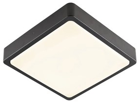 SLV 1003452 Ainos square, venkovní nástěnné a stropní svítidlo se senzorem LED 18W, antracitové, 3000/4000K, 30x30cm, IP65