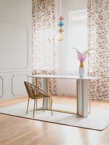 LED růžovo-modro-žlutá moderní svítilna Clio