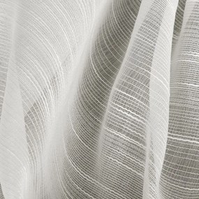 Krémová záclona na kroužcích ASTERA 140x250 cm