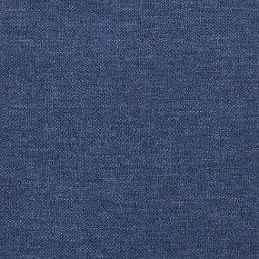 Petromila 2místná rozkládací pohovka modrá textil