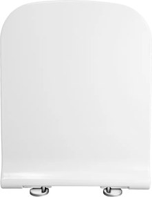 Gamma Viana, toaletní WC deska s pomalým zavíráním, duroplast, EasyClean, bílá lesklá, GMA-D6
