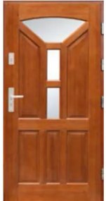 Archo - Venkovní vchodové dřevěné dveře Masivní D-37 105092