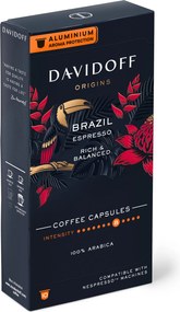 Tchibo - Davidoff Café Origins Brazil Espresso − 10 kapslí - Intenzita: 8/12
