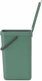 Brabantia Sort  Go Odpadkový koš 16 L tmavě zelená / s rukojetí / 22 x