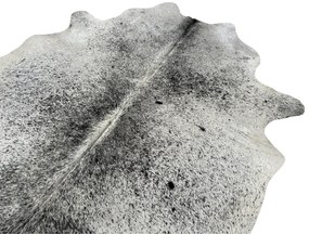 Dekorační hovězí kůže 3,5 m2 černobílá sůl a pepř 284